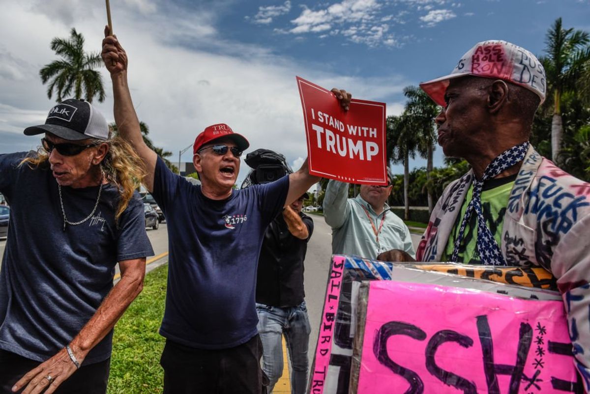 Trump's Miami protesters subdued after being burned by Jan. 6 arrests ...