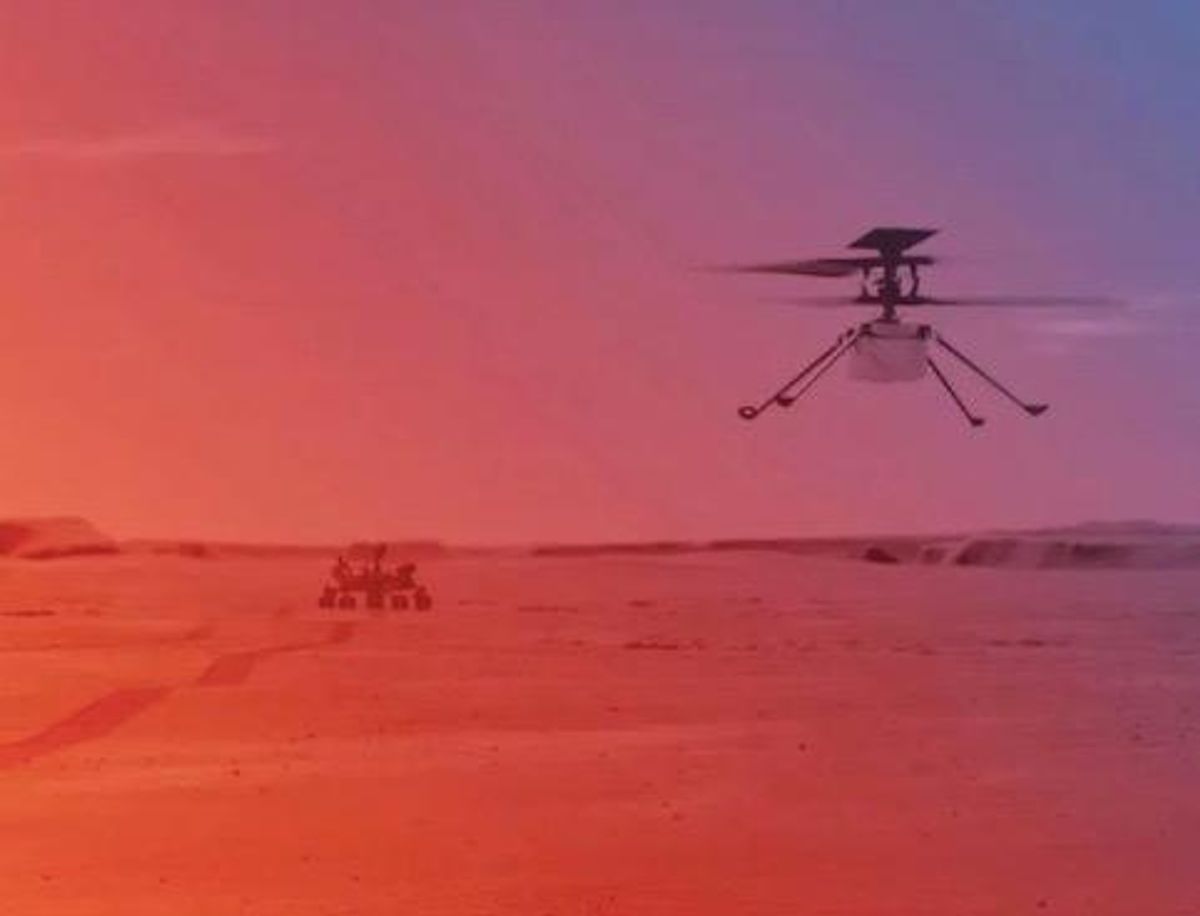 NASA's Ingenuity helicopter dropped on Mars' surface ahead of flight ...