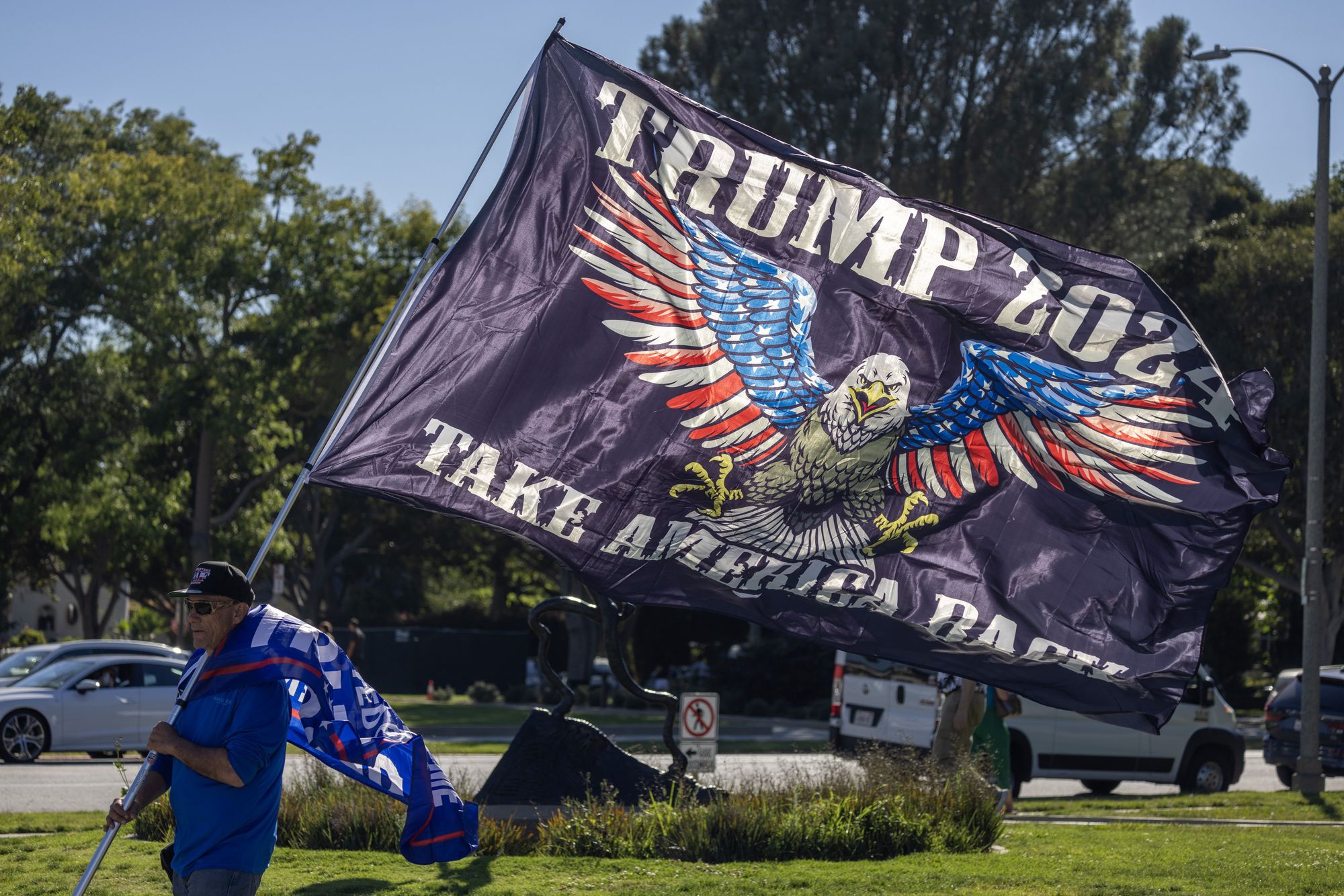 Questions of federal law violation raised as Trump flag removed from N ...