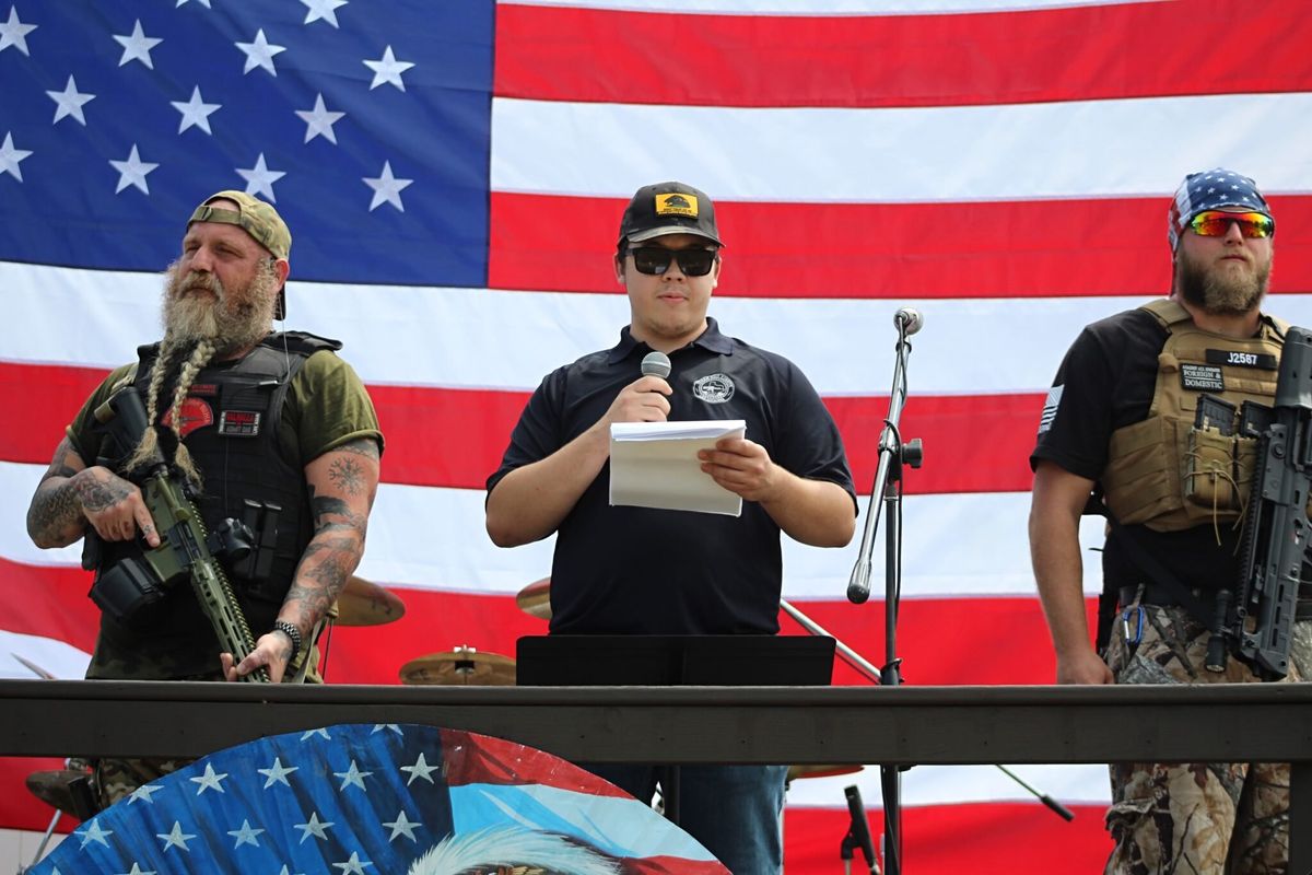 Sparse turnout for Kyle Rittenhouse rally after Michigan gun reform ...