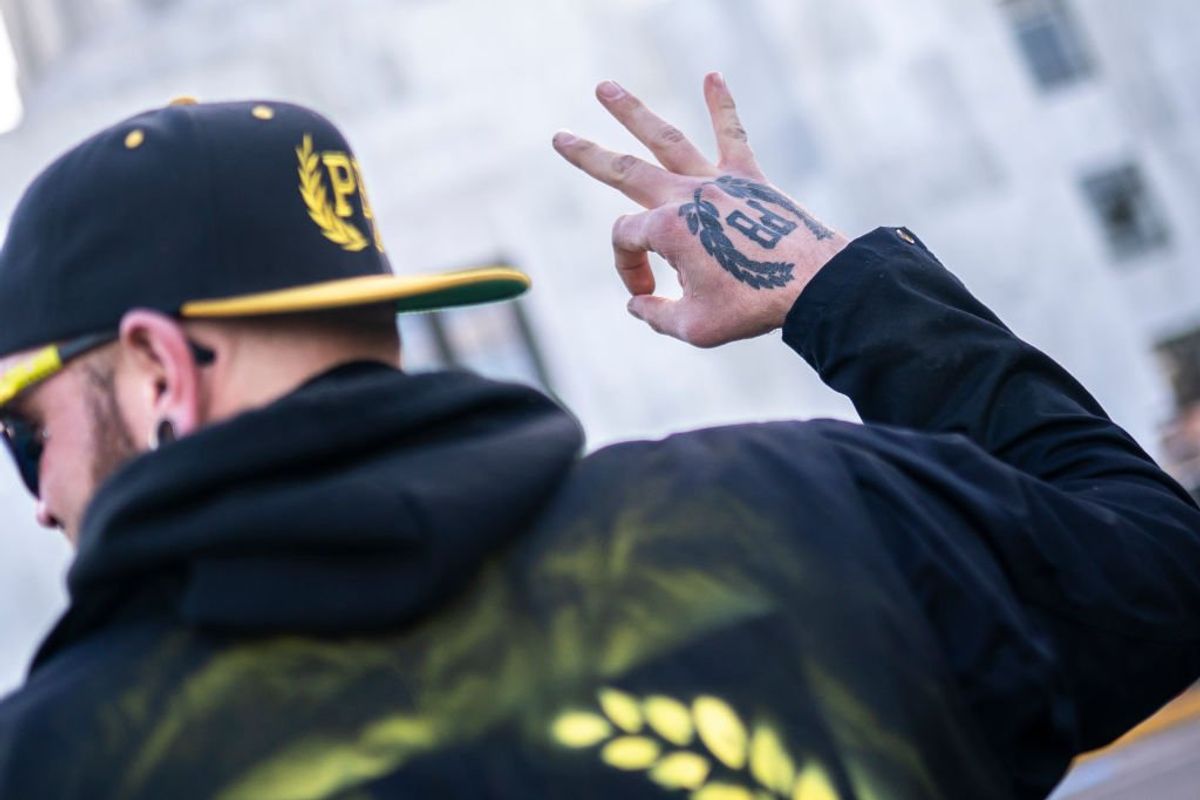 Woman subjected to Proud Boys harassment campaign after publicly ...