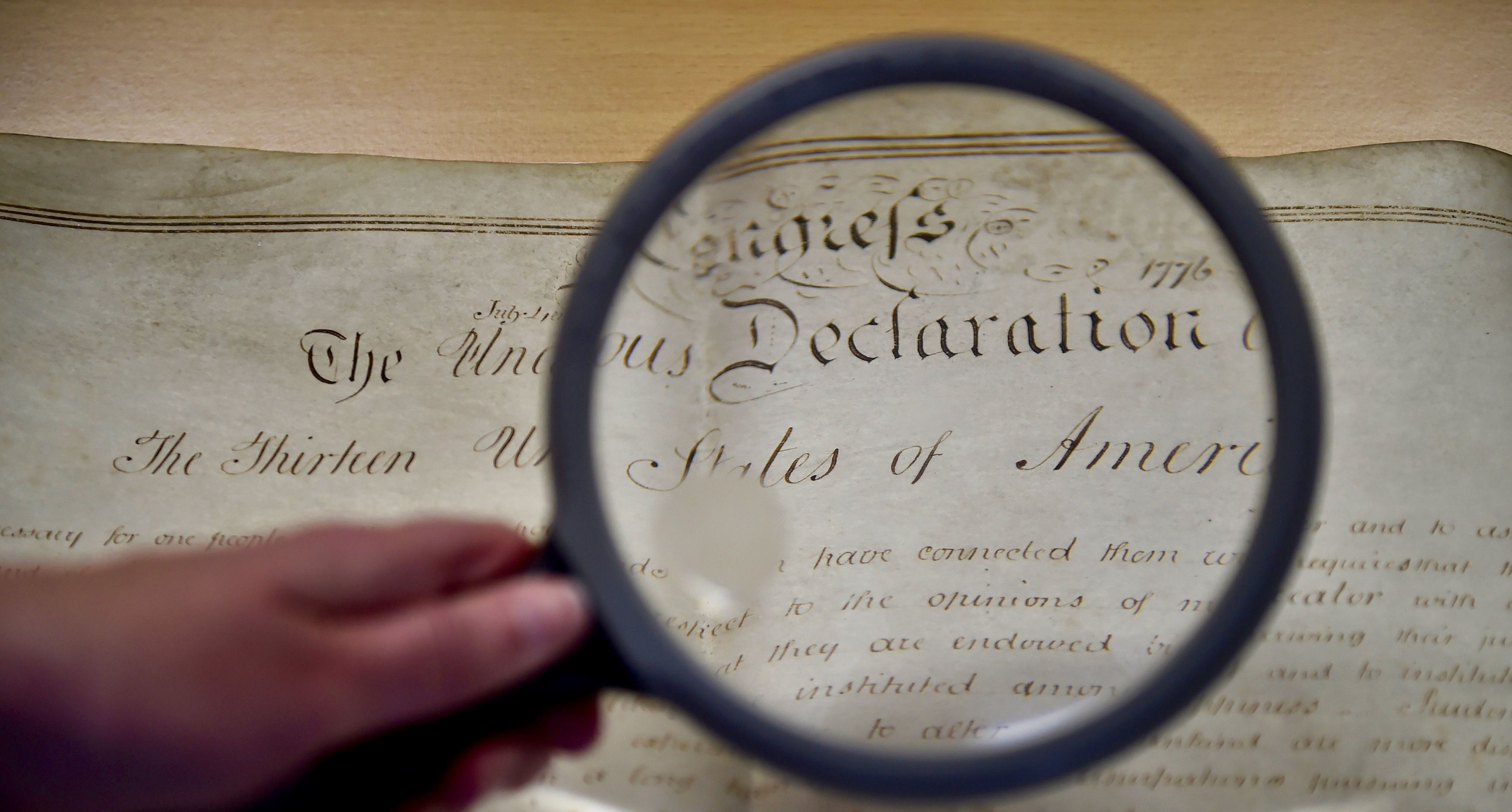 How did a copy of US Declaration of Independence get to southern ...