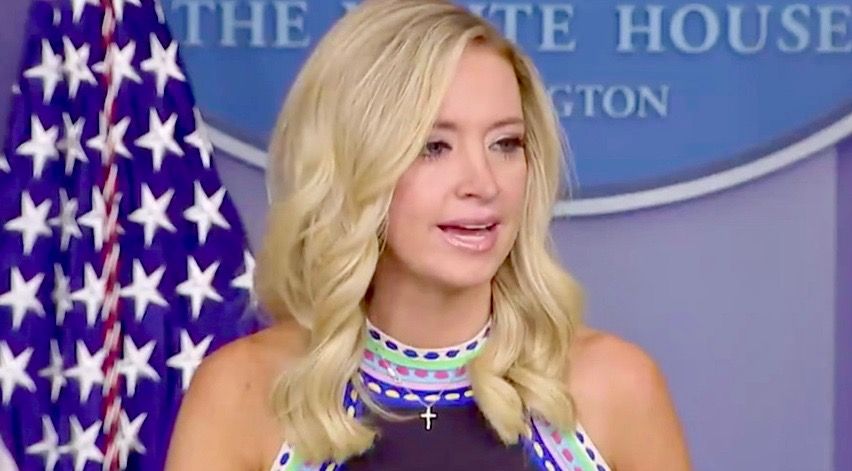 Kayleigh McEnany snaps at CNN reporter after taking just 5 questions ...