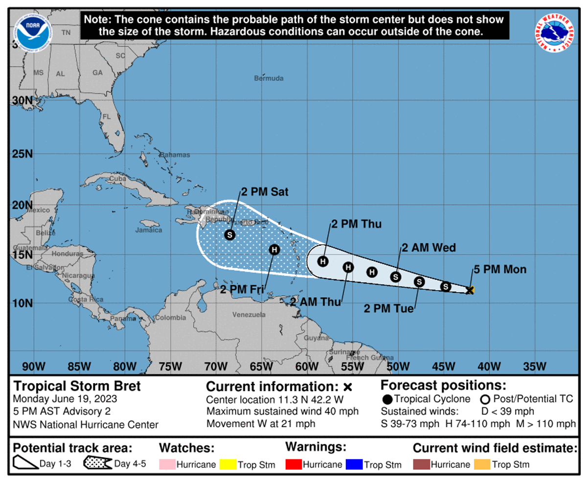 Atlantic could have first hurricane of season this week. Here’s what ...