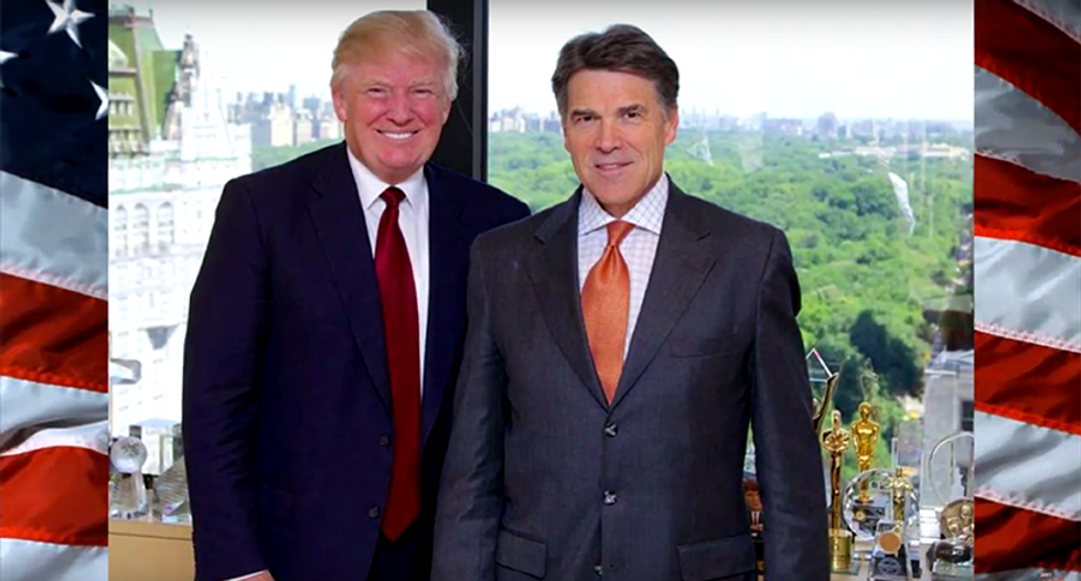 Donald Trump threw Rick Perry under the bus for causing his Ukraine ...