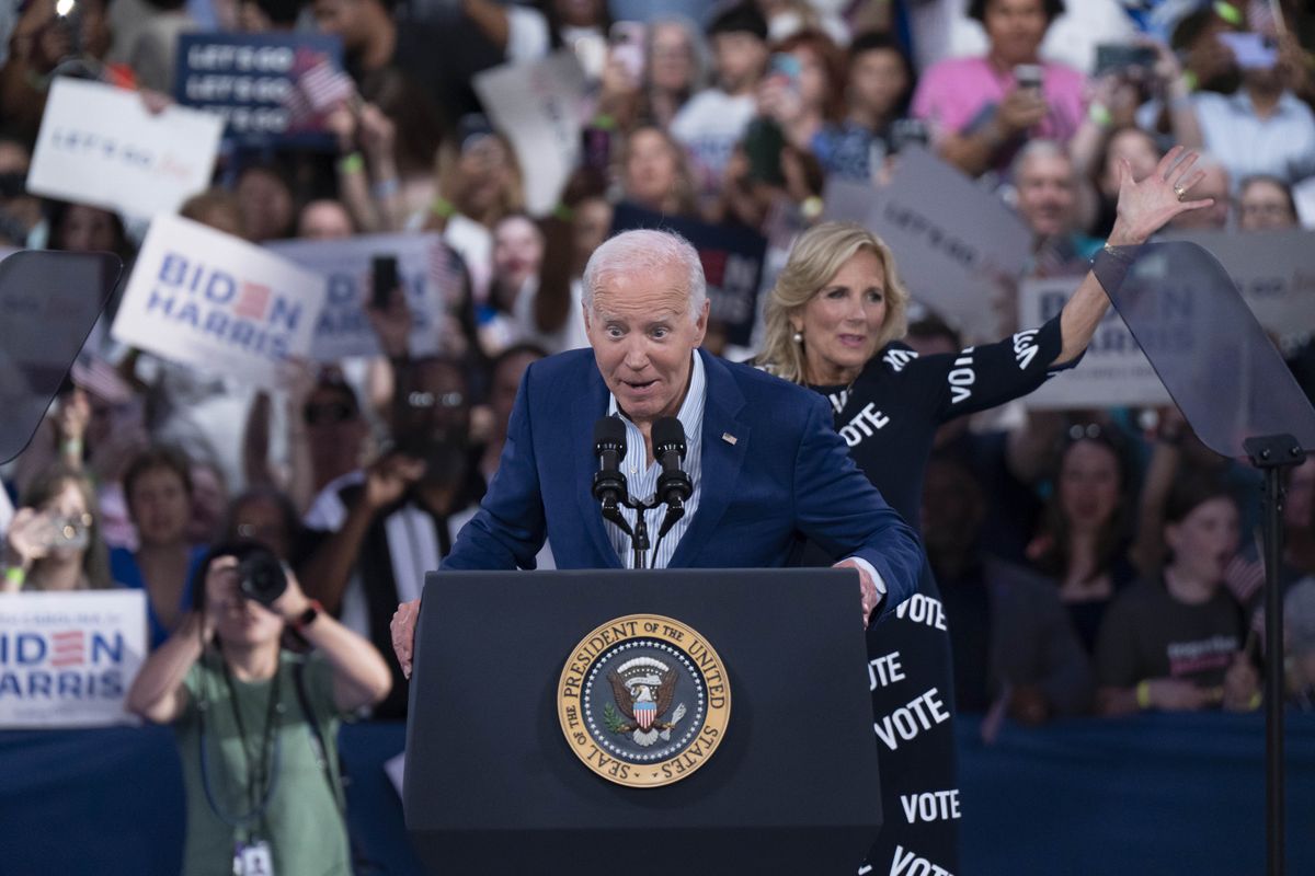 'It’s just my brain': Biden tells Dems of new bed time to rally ...