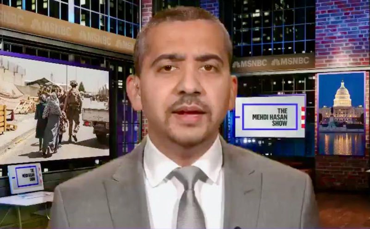 MSNBC host Mehdi Hasan rips war hawks for lecturing world on Afghan ...
