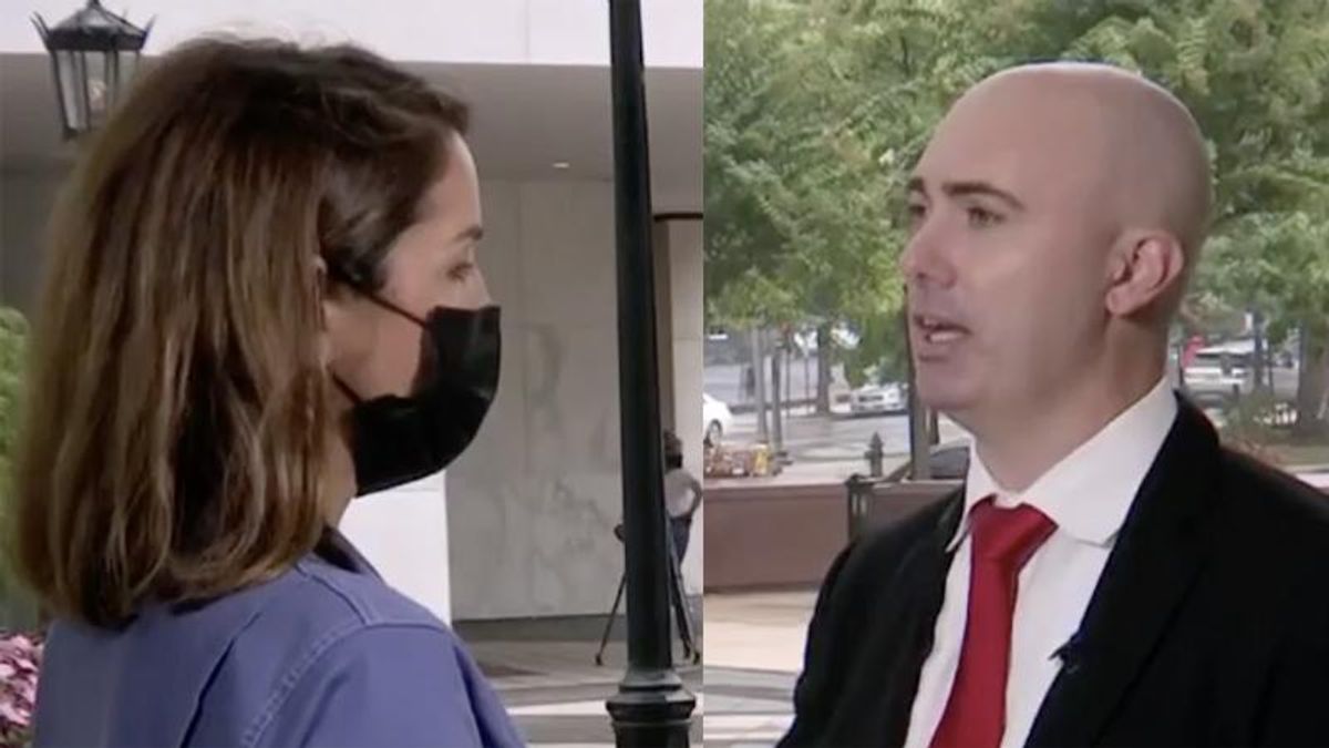 WATCH: MSNBC anchor confronts 'Justice for J6' rally organizer over Jan ...