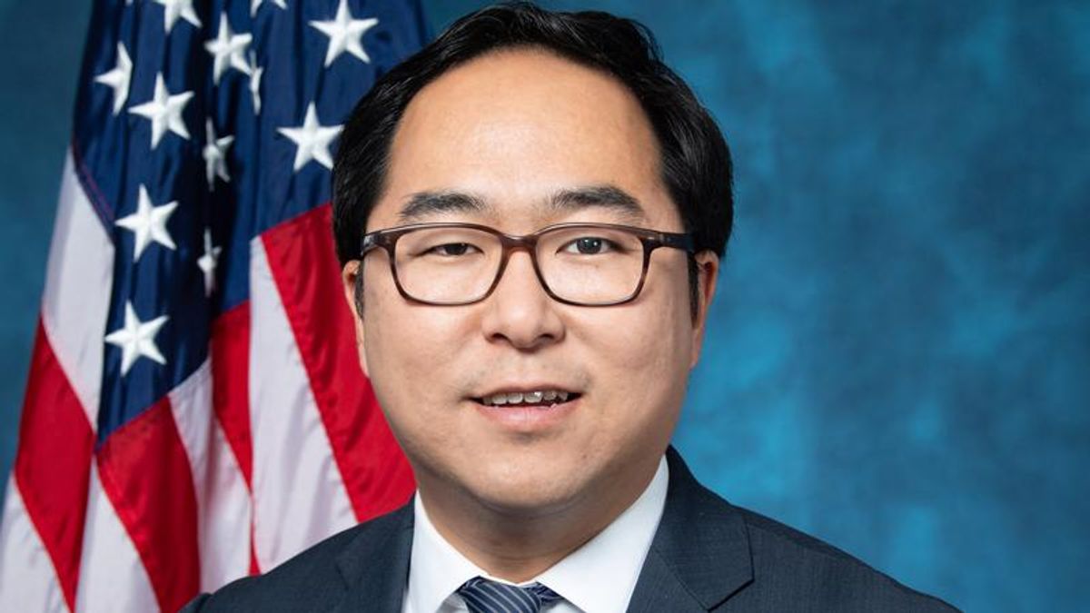 Rep. Andy Kim emotionally details his 5-year-old son's first experience ...