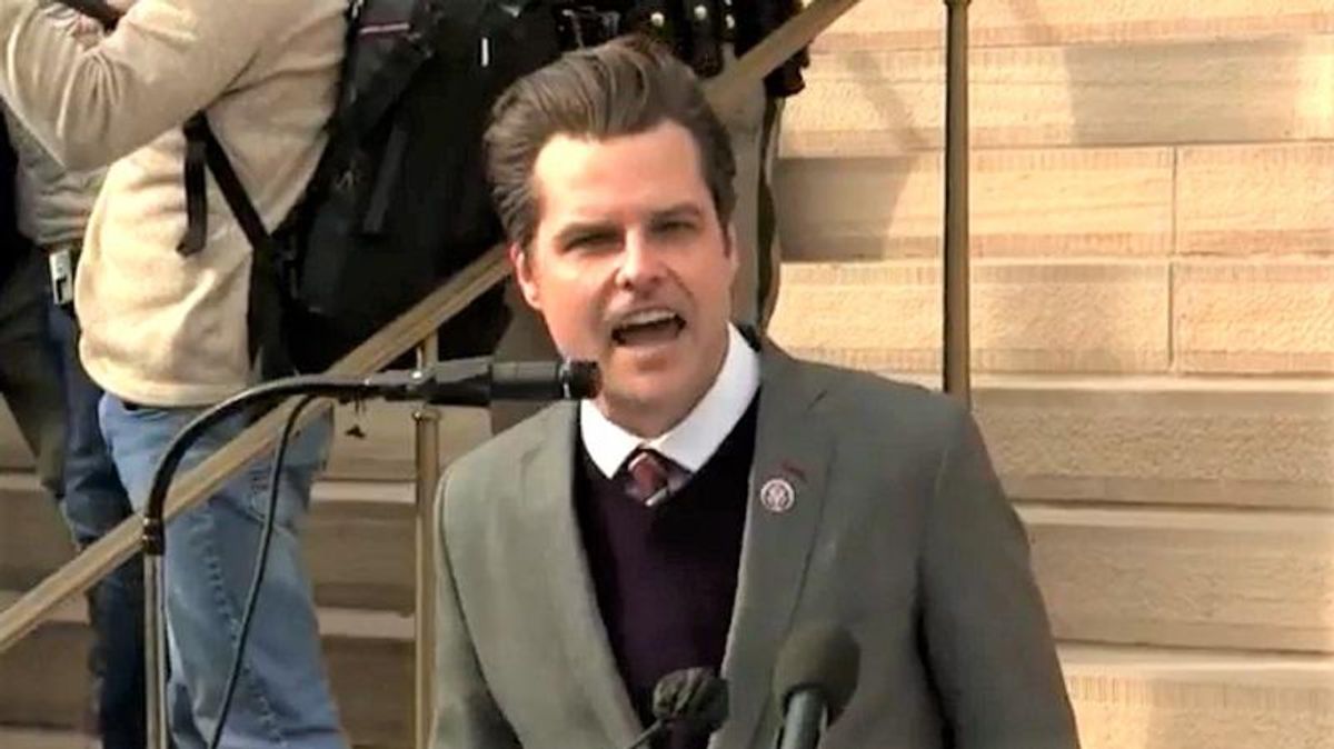 Matt Gaetz is a poster boy for 'the buffoon wing of the Republican ...