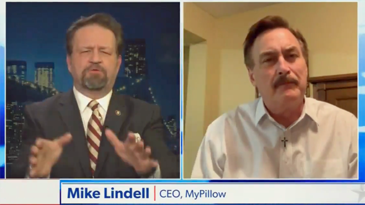 WATCH: 'My Pillow Guy' interrupted on Newsmax for pushing conspiracy theories - Raw Story