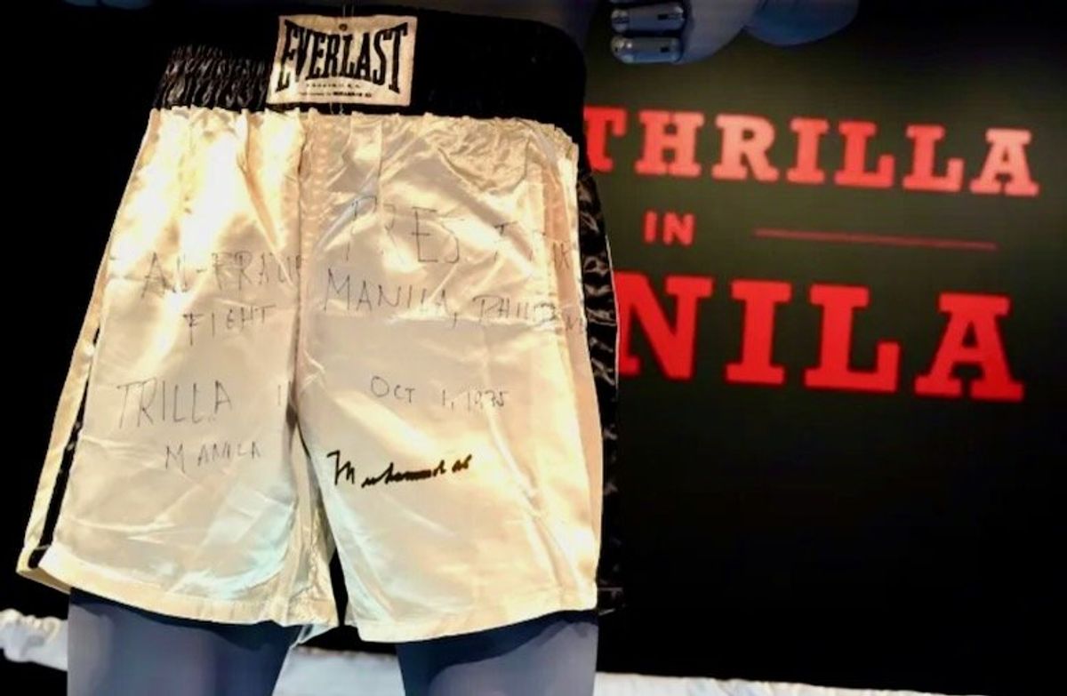 Muhammad Ali's 'Thrilla in Manila' shorts up for auction - Raw Story