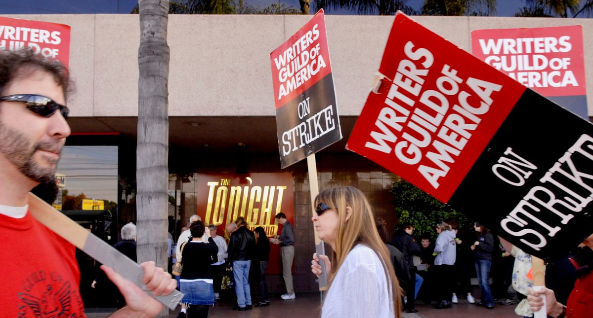 Hollywood writers slam 'milestone of shame' as strike hits 100 days ...