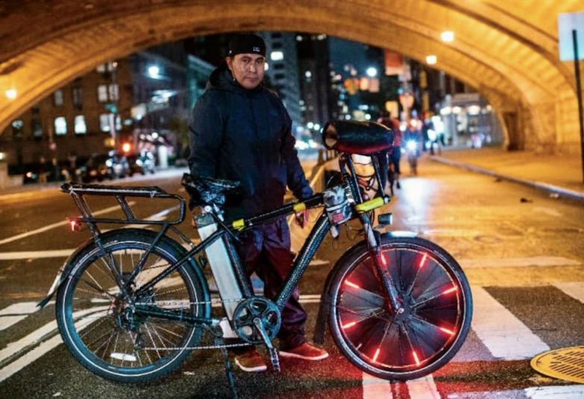 New York food delivery workers mobilize against attacks, theft - Raw ...