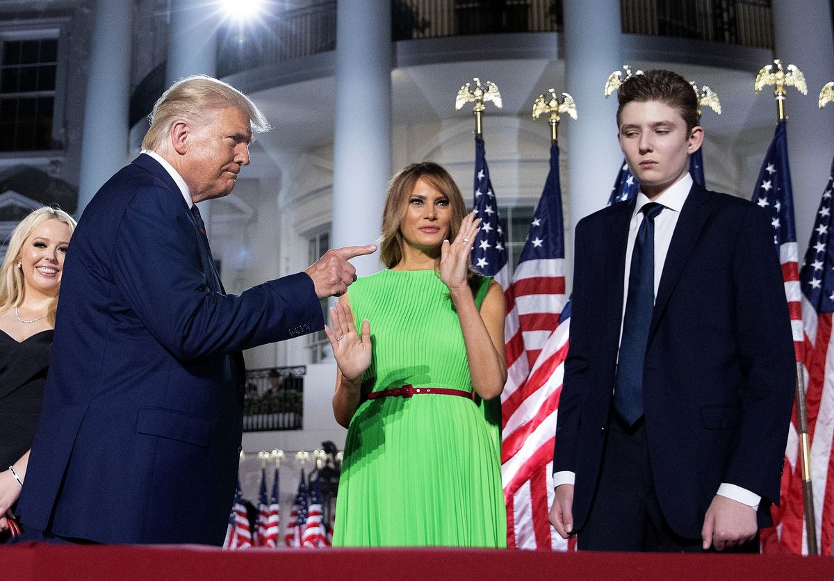 'Rambunctious' Barron Trump got into a minor 'fender bender' at Mar-a ...