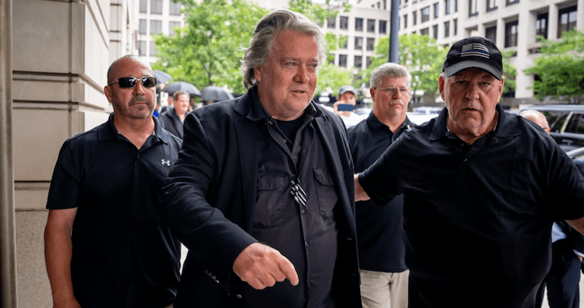 Steve Bannon's fraud trial to start almost immediately after he gets ...